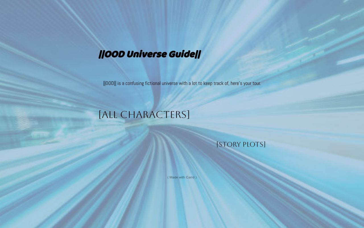 ||OOD Universe Guide||